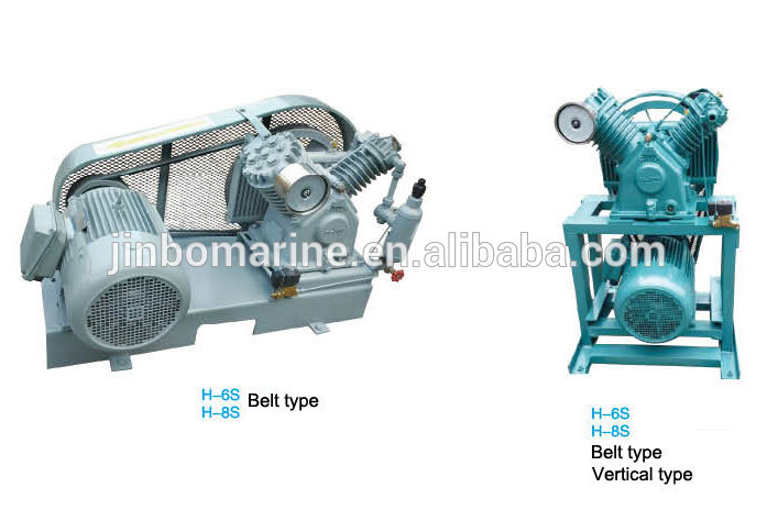 High Pressure 15 to 20MPa Water Cooling Marine Air Compressor From ...