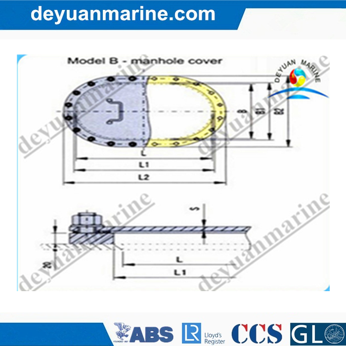 Marine Aluminum Manhole Cover B Type From China Suppliers-Lifeboat ...