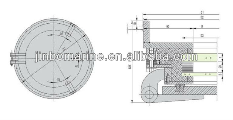 Marine Fireproof Side Scuttle/Porthole From China Suppliers-Lifeboat ...