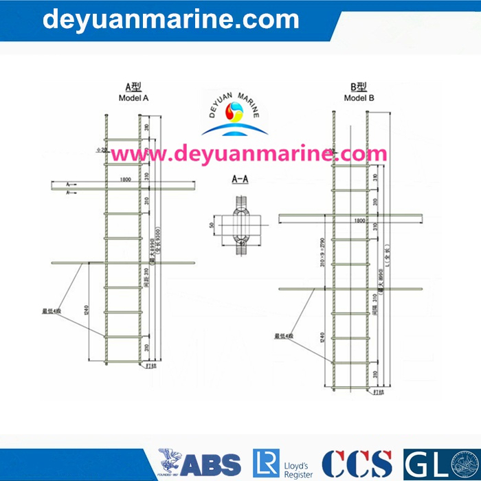 Pilot Rope Ladder From China Suppliers-Lifeboat Davit-Deyuan Marine ...